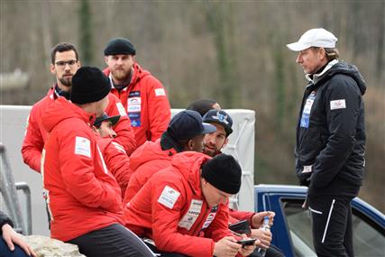 Europacup am Königssee - erster Podestplatz im 4er Bob für das Team von ...