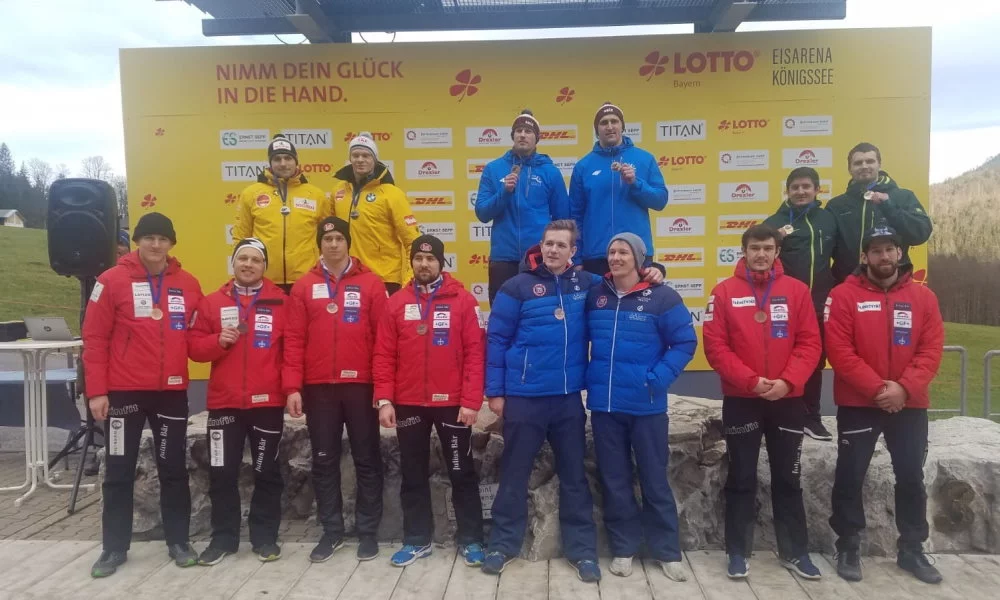 Europacup am Königssee - erster Podestplatz im 4er Bob für das Team von ...
